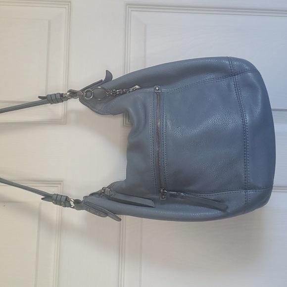 The Sak | Bags | The Sak Blue Leather Shoulder Bag | Poshmark